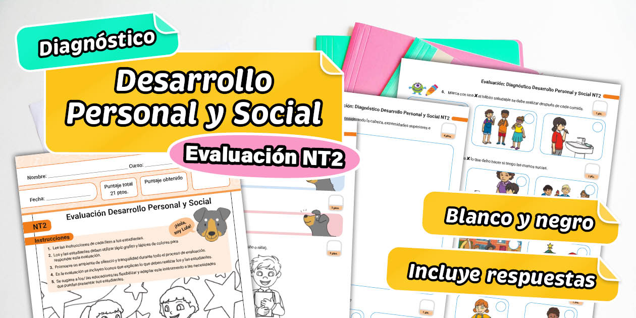 Evaluación | Diagnóstica | NT2| Preescolar | Chile