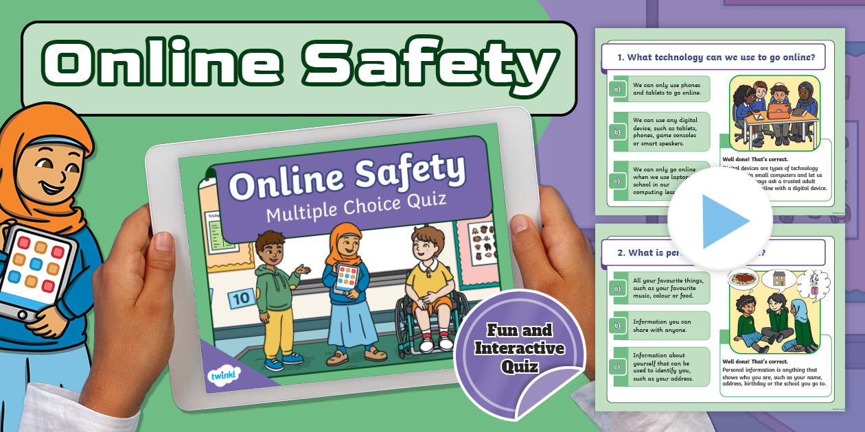 Computing KS1 Online Safety: Internet Safety Questions