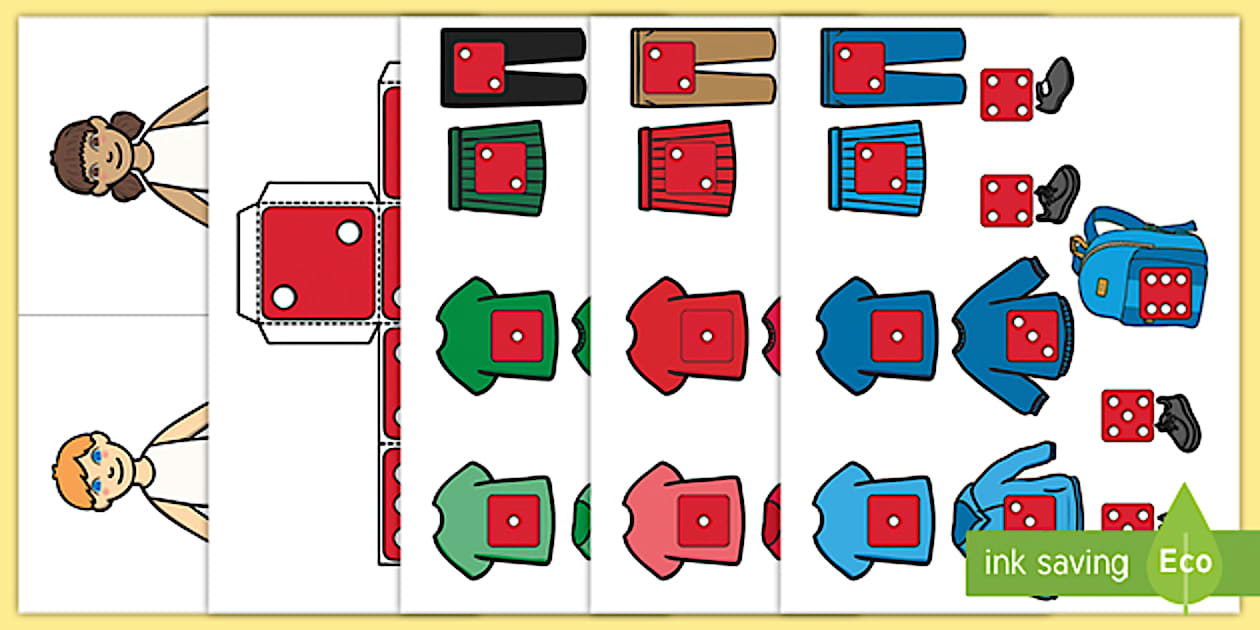 Getting Dressed Game (teacher made) - Twinkl