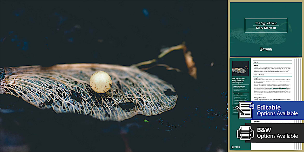 The Sign of Four Lesson 2: Chapter Two - Mary Morstan