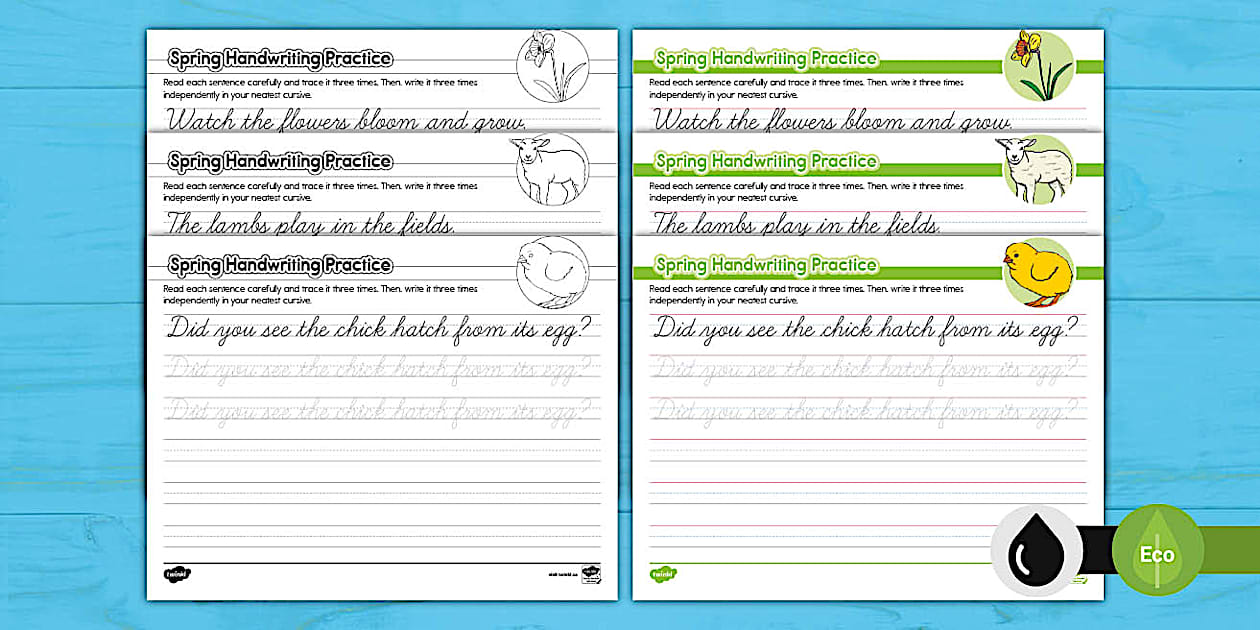 Cursive Alphabet | Cursive Writing Practice Sheets PDF