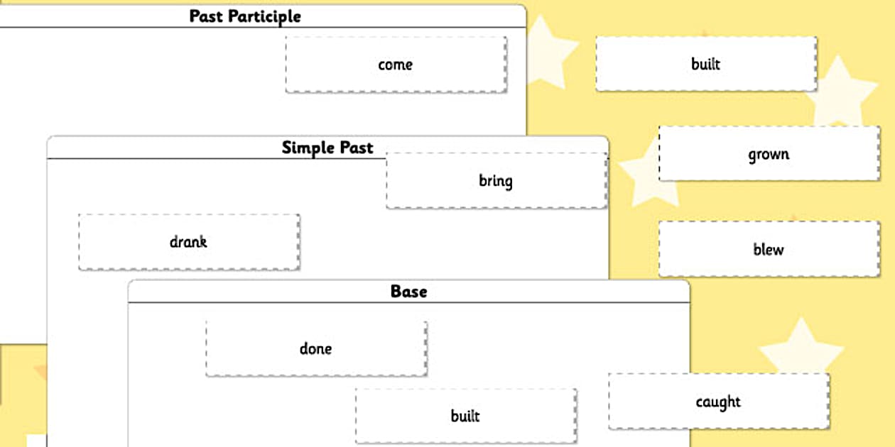 Irregular Verbs (teacher made) - Twinkl