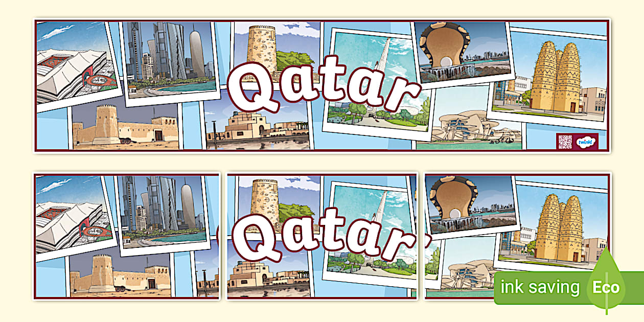 Qatar Display Banner (Teacher-Made) - Twinkl