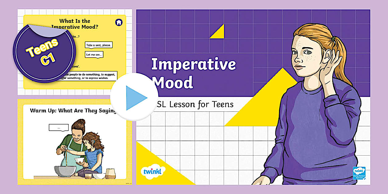 ESL Imperatives Exercises Teens C1 Lesson | Twinkl - Twinkl