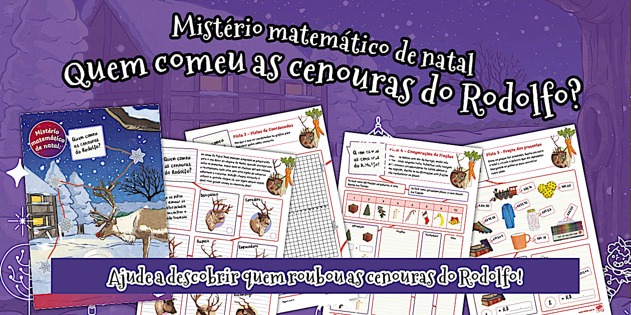 Mistério Matemático de Natal: Cenouras