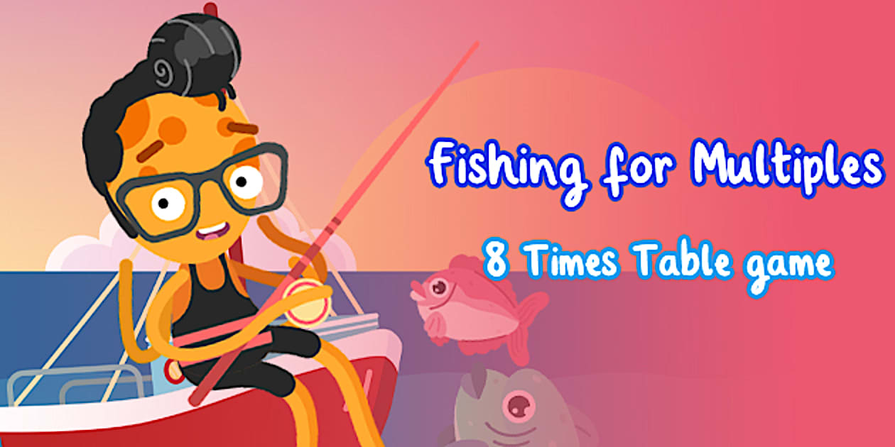 Interactive 8 Times Table Fishing Game | Twinkl Go!