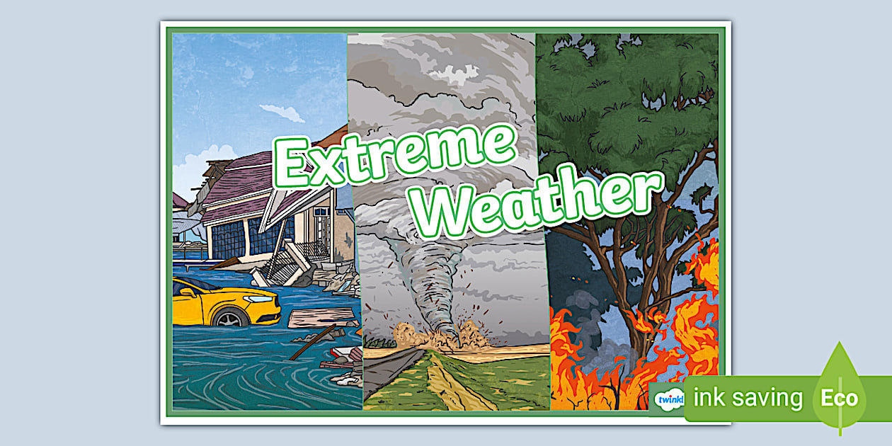 Extreme Weather Display Poster (teacher made) - Twinkl