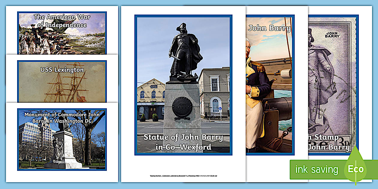 Commodore John Barry Display Photos (teacher made) - Twinkl