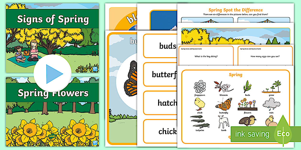 Spring Aistear Oral Language Activity Pack - Twinkl