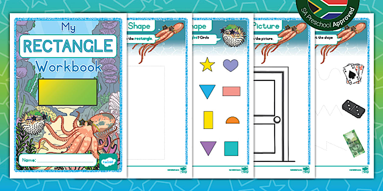 Preschool Numeracy: My Rectangle Workbook - Twinkl