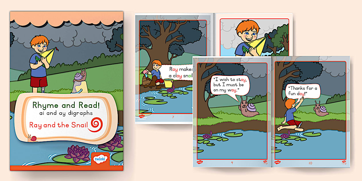 Rhyme and Read eBook - Ray and the Snail (teacher made)
