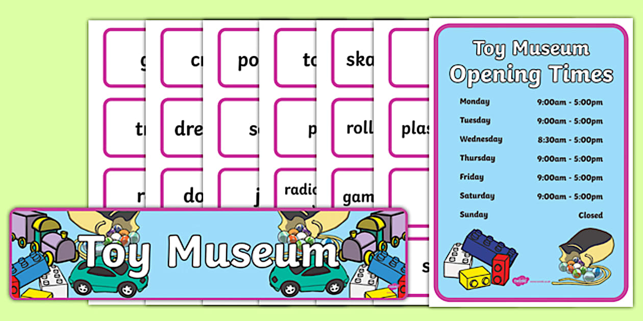 Toy Museum Role Play Pack (teacher made) - Twinkl