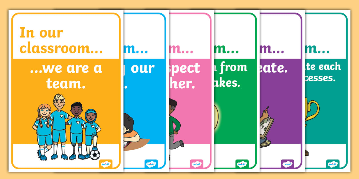 In Our Classroom Display Posters - Twinkl