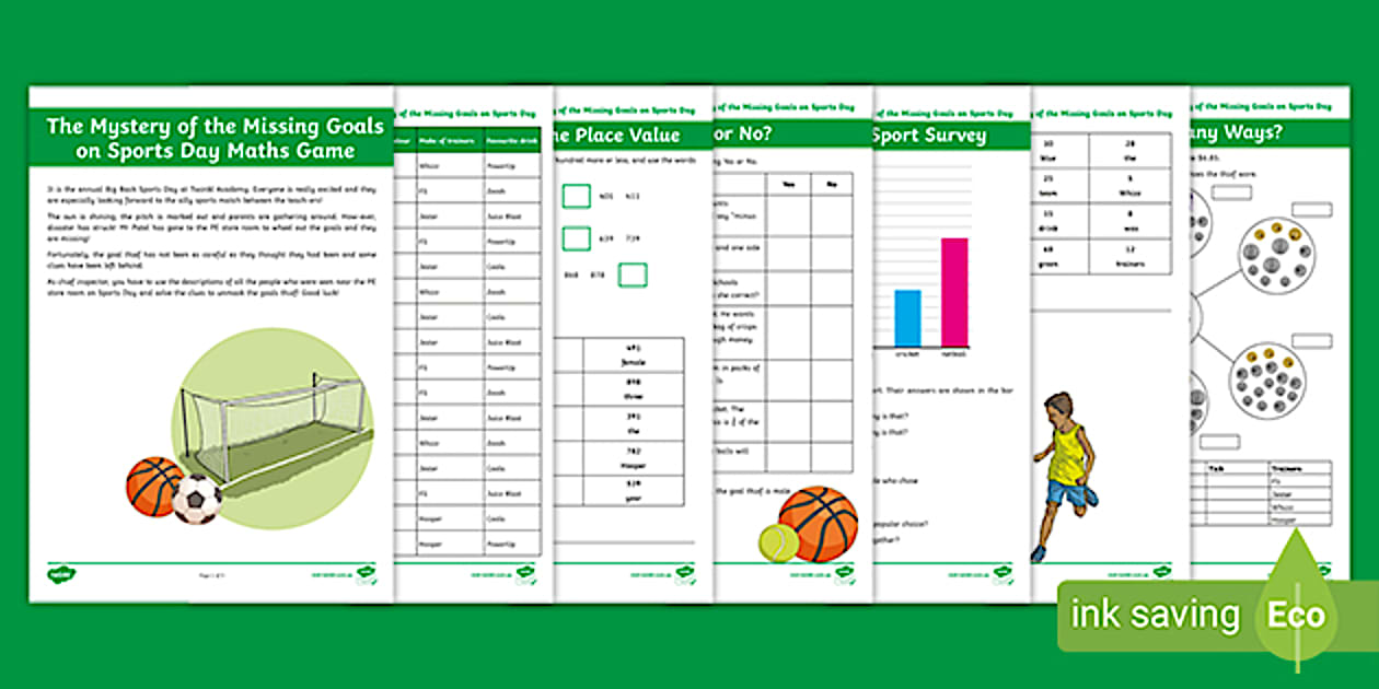 The Missing Goals | Sports Maths Games for the Classroom