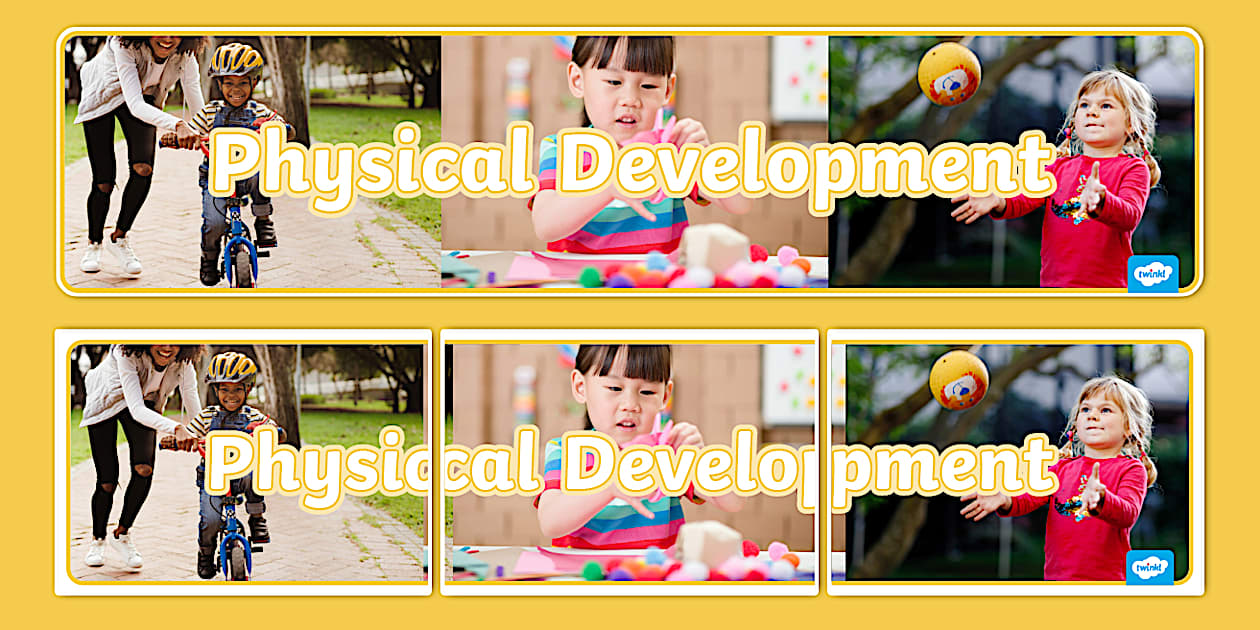 👉 EYFS Physical Development Area of Learning Display Banner