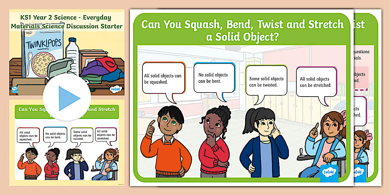 KS1 Year 2 Everyday Materials Science Discussion Starter