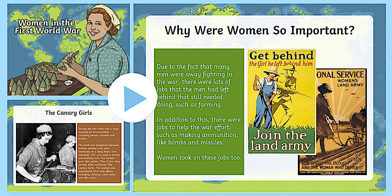 American Women In World War Ⅰ - Twinkl South Africa