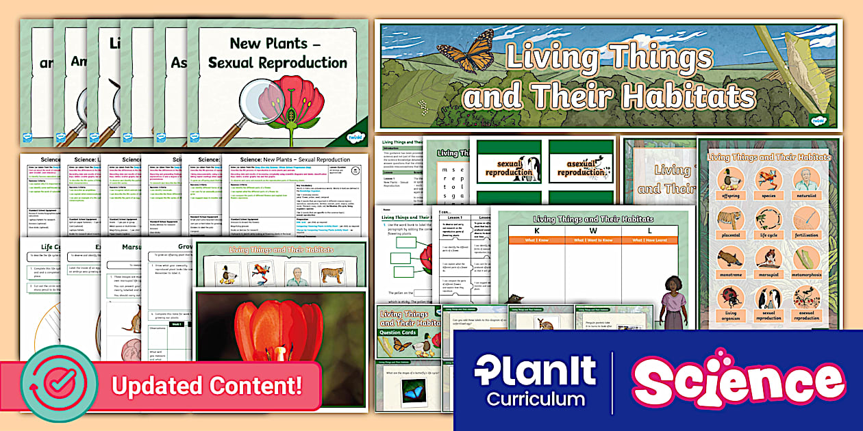 Science: Living Things and Their Habitats: Year 5 Unit Pack