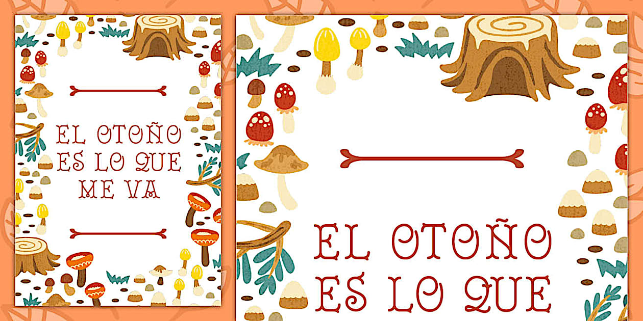 Póster: El otoño es lo que me va - Twinkl Art Gallery