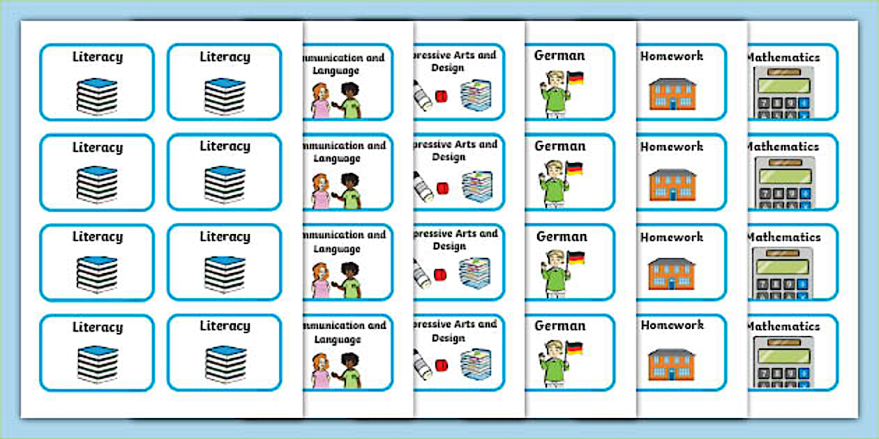 Precursive Editable Foundation Stage Book Labels - Twinkl