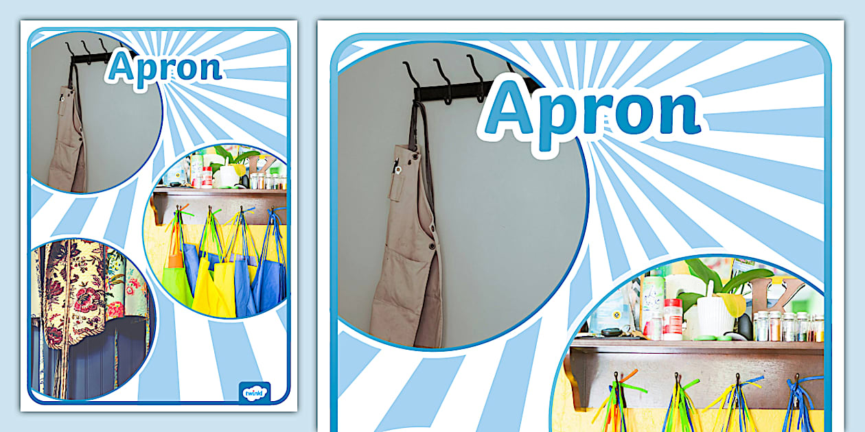 Apron Photo Display Poster (Teacher-Made) - Twinkl