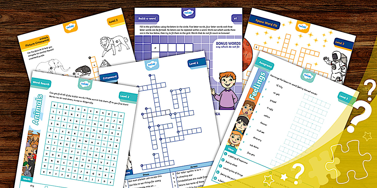 Spelling Puzzle Pack - Twinkl - Kids Puzzles - Twinkl