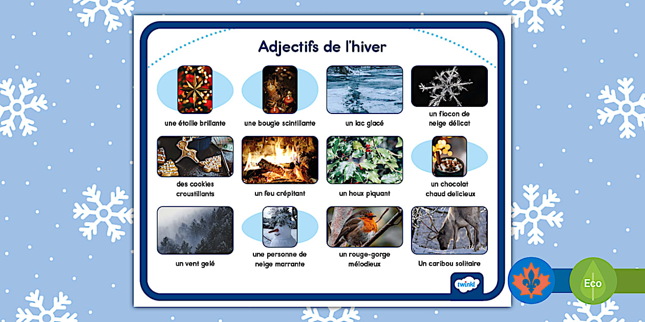 Mots mêlés l'hiver | Activité éducative | Twinkl