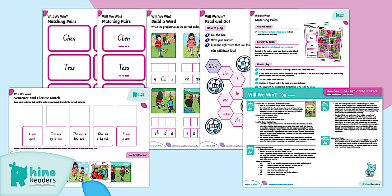 3a Will We Win? Guided Reading Pack