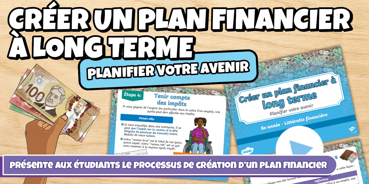 Creating a Long-Term Financial Plan PowerPoint French