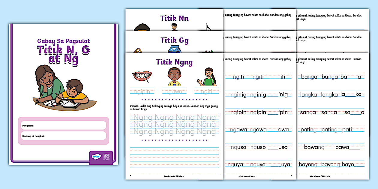 Pagsulat Ng Titik N, G at Ng | Philippines | Twinkl - Twinkl