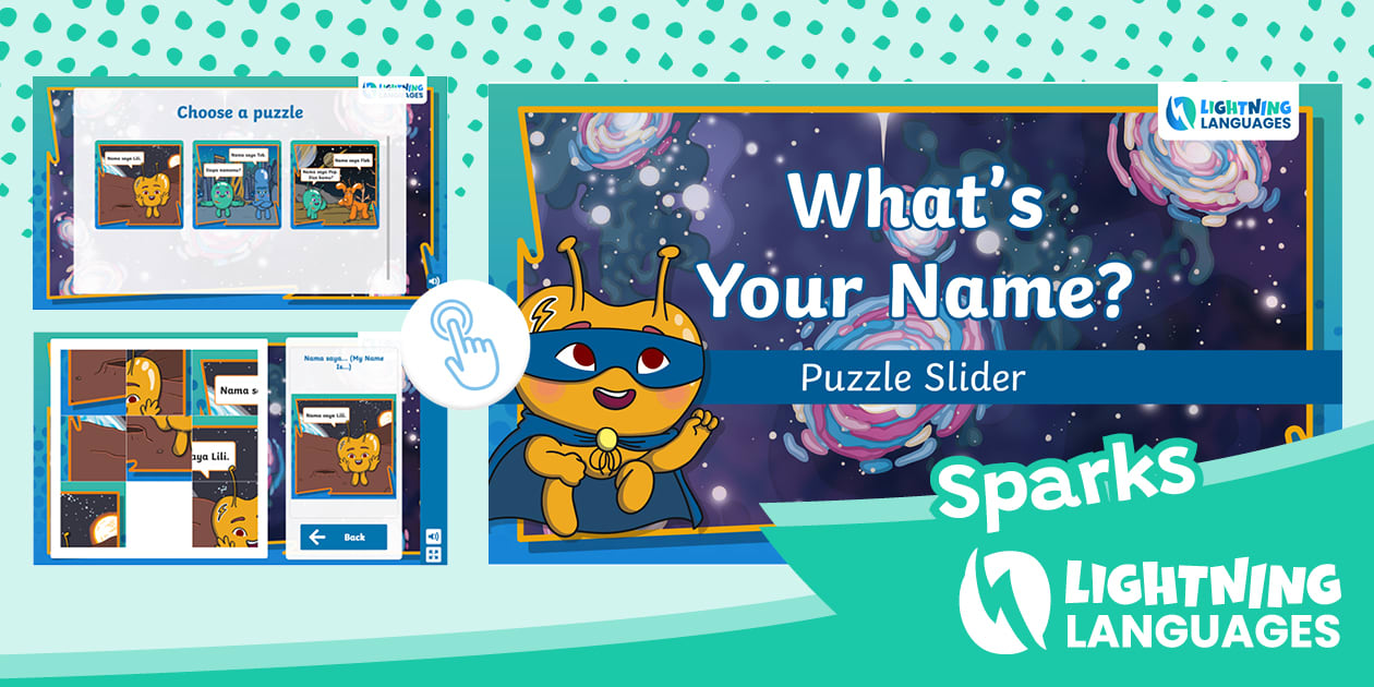 Lightning Languages Indonesian | Picture Puzzle Slider