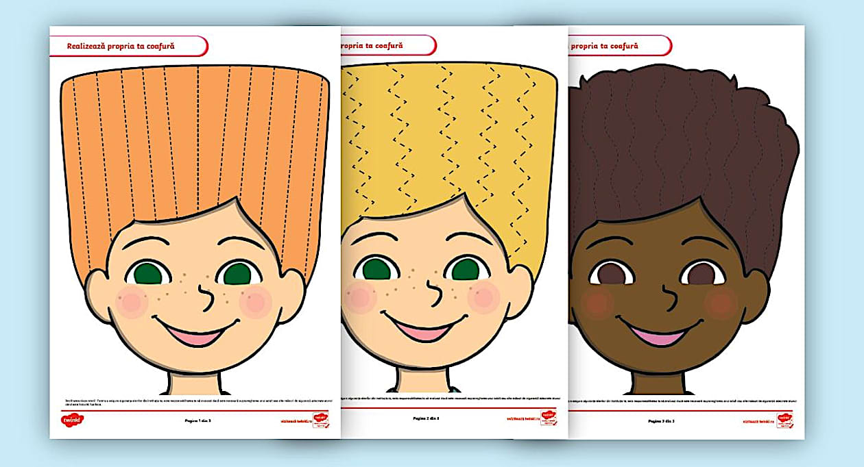 La coafor – Abilități de tăiere și decupare - Twinkl