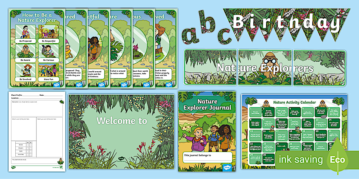 Nature Explorer Theme Activities - Parents - F-2 - Twinkl