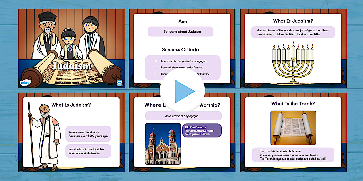 Judaism Primary PowerPoint (teacher made) - Twinkl
