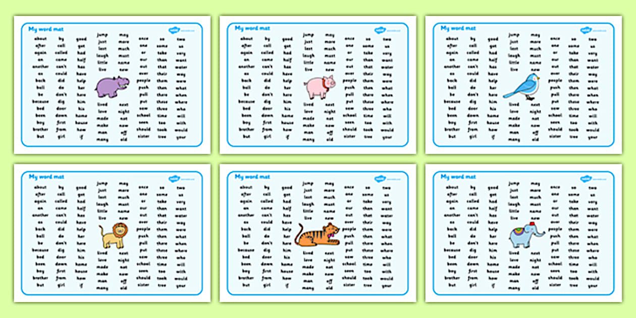 First and Second Class Word Mat (teacher made) - Twinkl