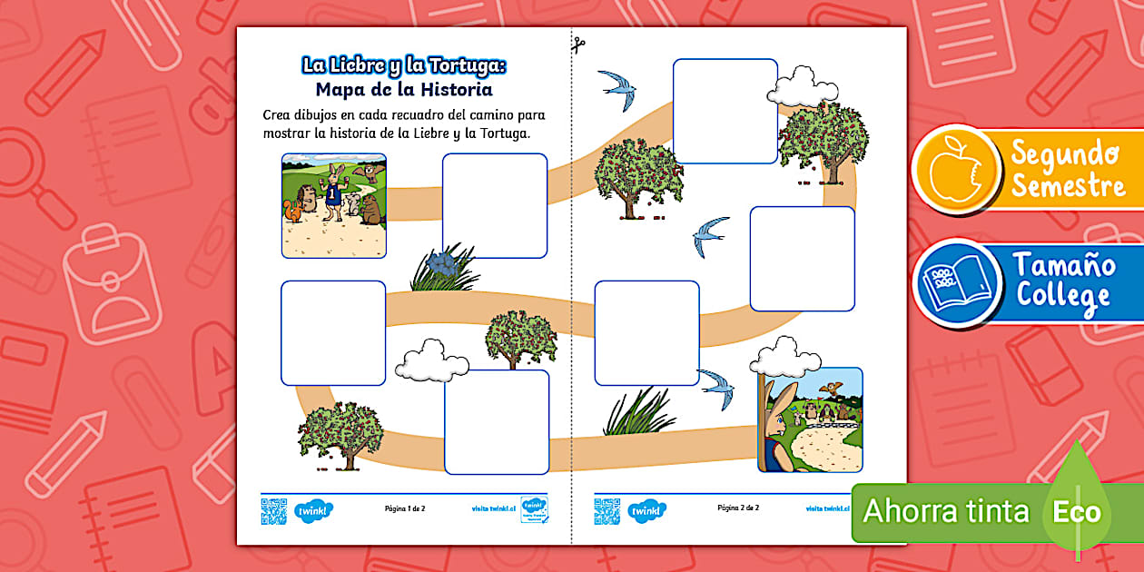 Guía de Trabajo La Liebre y la Tortuga Secuenciar