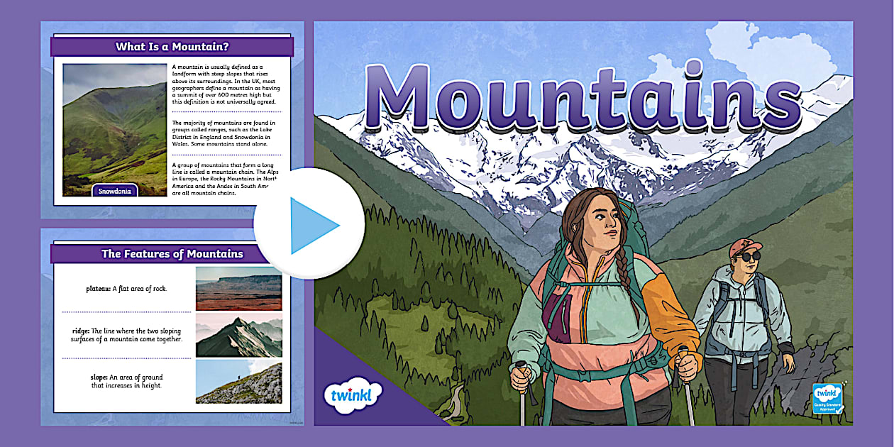 Mountains PowerPoint - Primary Resources (teacher made)