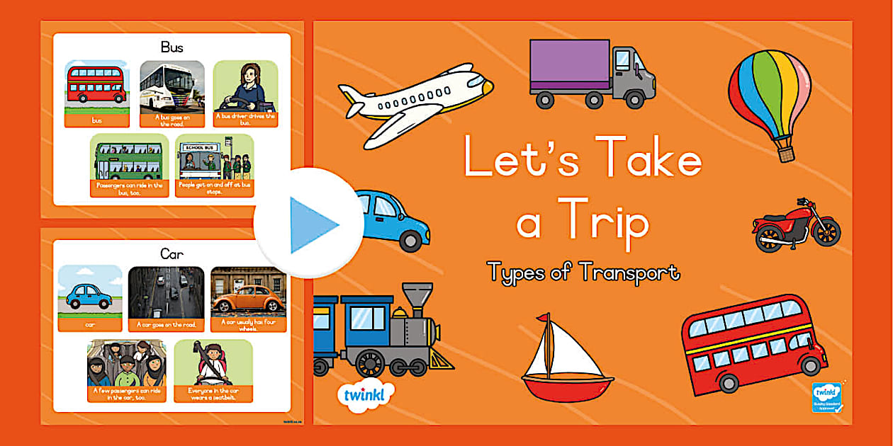Grade R Types of Transportation PowerPoint - Twinkl