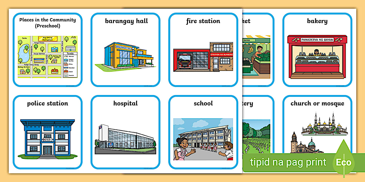 Places in the Community | Kinder | Twinkl (professor feito)