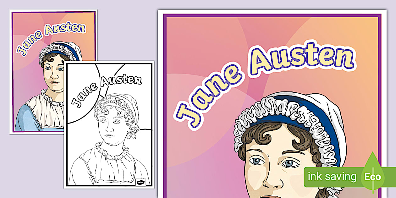 Jane Austen Display Poster (teacher made) - Twinkl