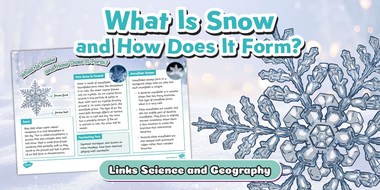 What Is Snow and How Does It Form? Fact File