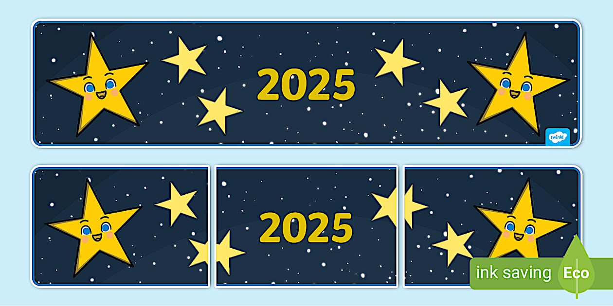 2025 Display Banner (teacher made) - Twinkl
