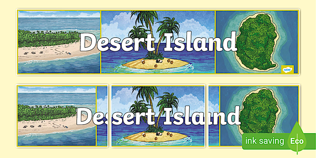 Desert Island Display Banner