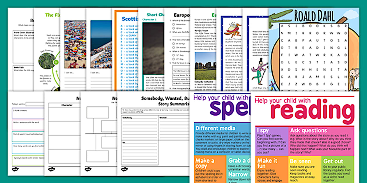 Second Level P5 Literacy Home Learning Resource Pack 2