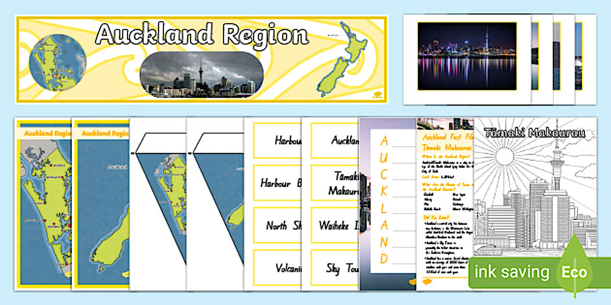 Regions of New Zealand - Auckland (teacher made) - Twinkl