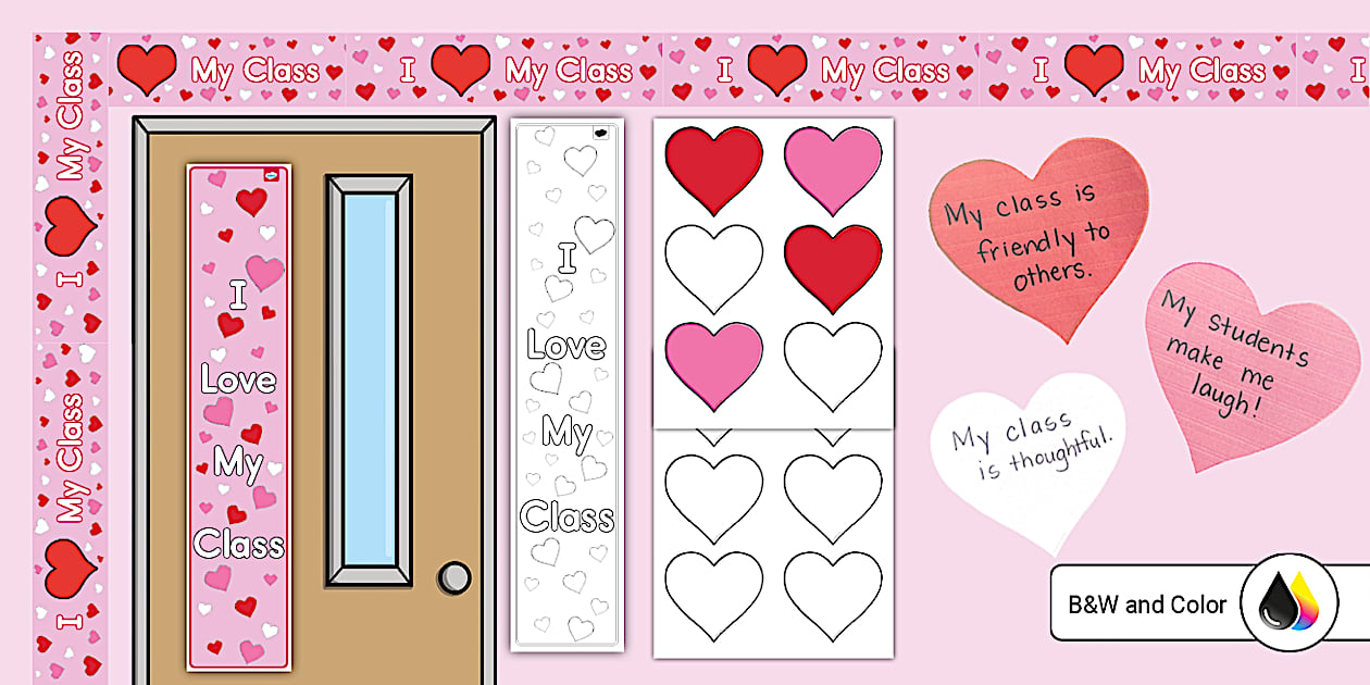 Valentine Classroom Door Decoration Pack | Twinkl USA