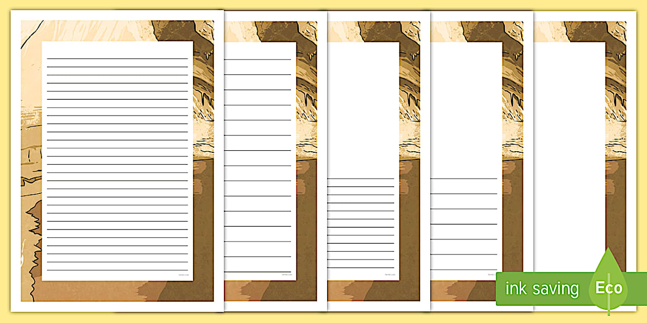 Editable Marble Arch Caves Page Border Pack - Twinkl