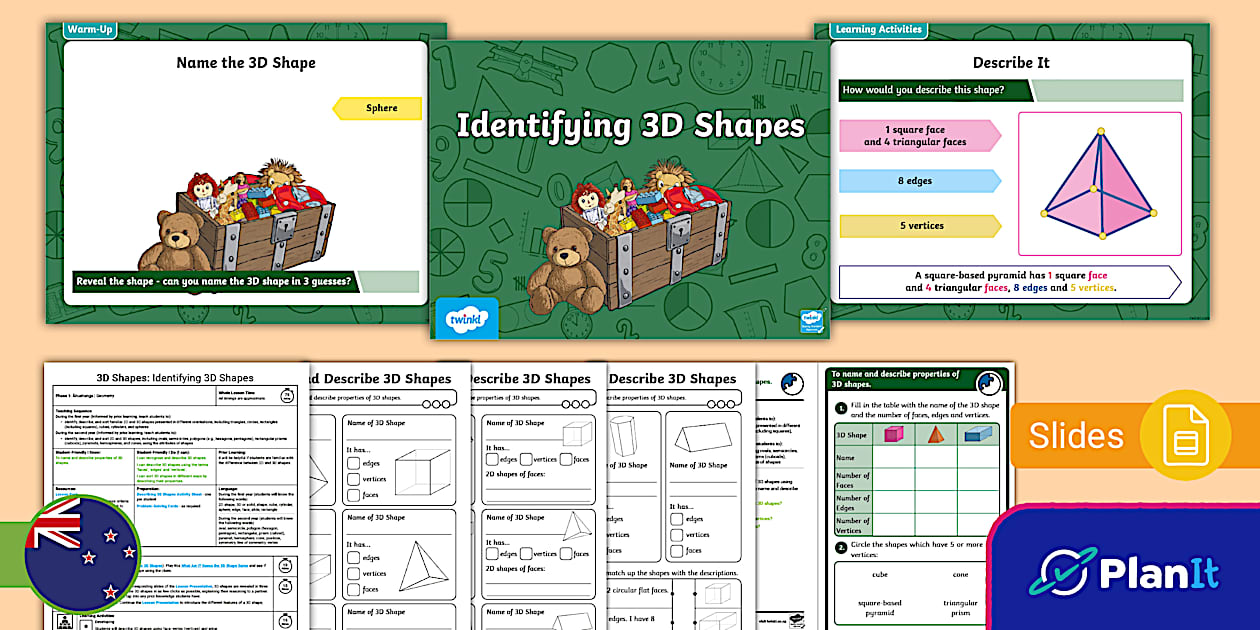 Phase 1 Space: 3D Shapes (Identifying 3D Shapes ) Lesson 5