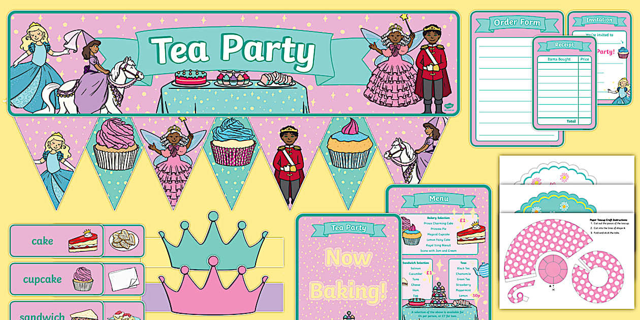 Fairy-Tale Tea Party Role-Play Pack (Teacher-Made) - Twinkl