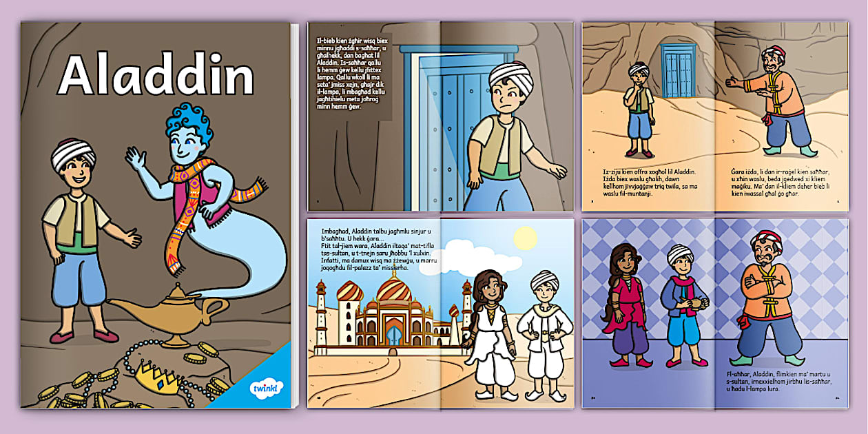 Ebook: Aladdin (profesor hizo) - Twinkl